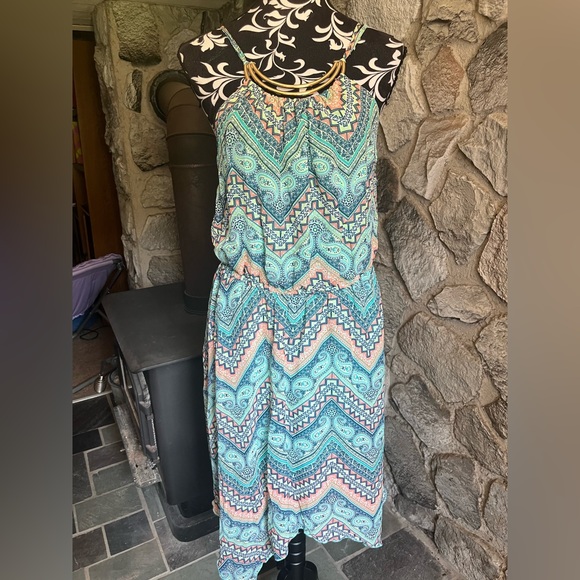 No Boundaries | Dresses | Nobo Maxi Multi Colored Sun Dress L | Poshmark